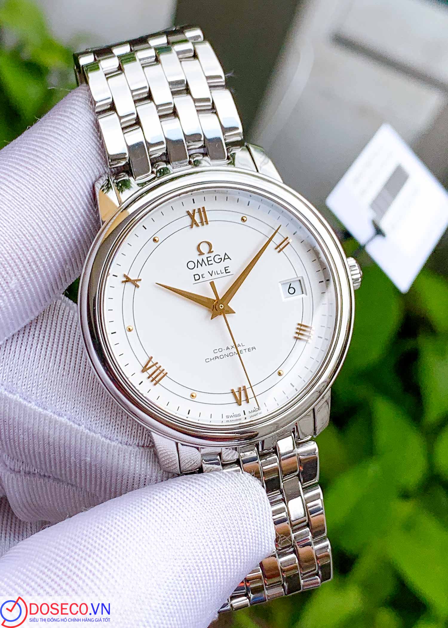 OMEGA PRESTIGE CO-AXIAL 424.10.37.20.02.002 42410372002002 Like new